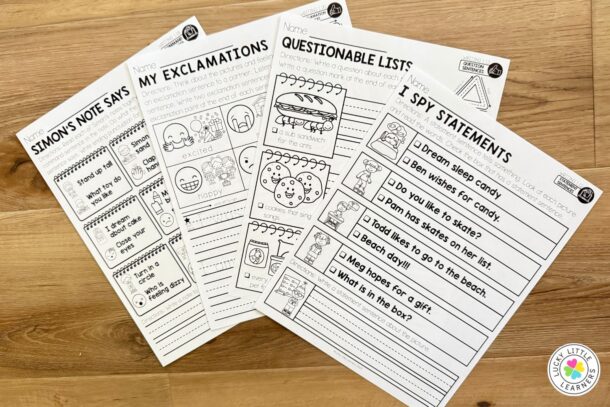 Resources to Help 1st and 2nd Graders Learn the Four Types of Sentences ...