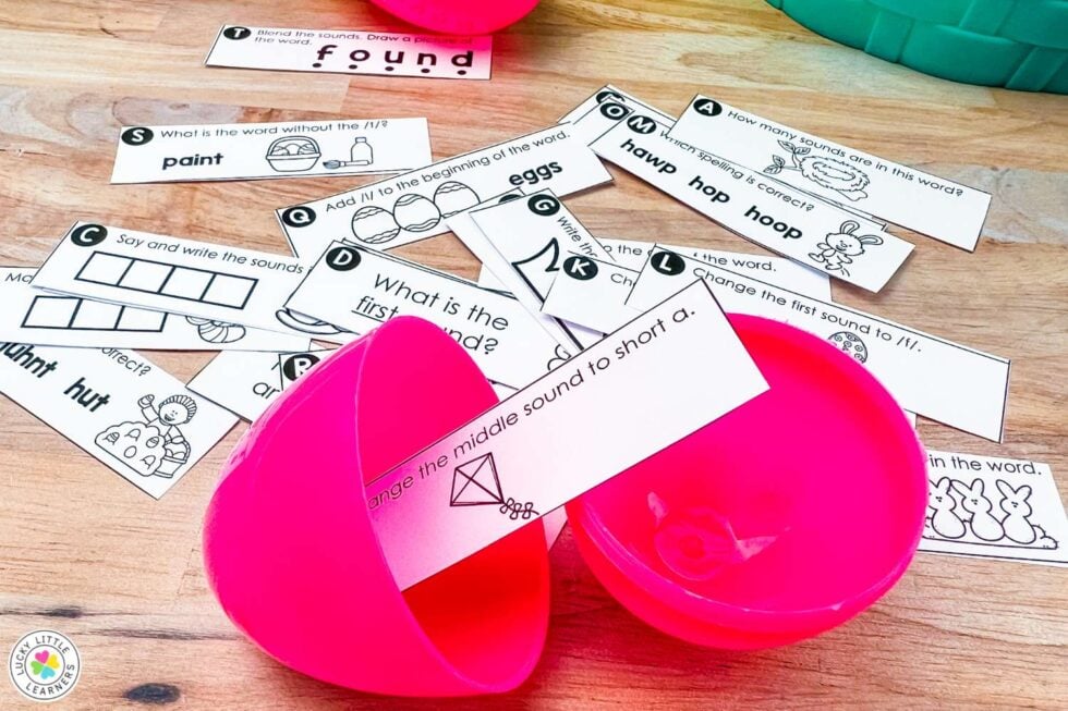 Classroom Easter Egg Hunt: Science of Reading Style! - Lucky Little ...