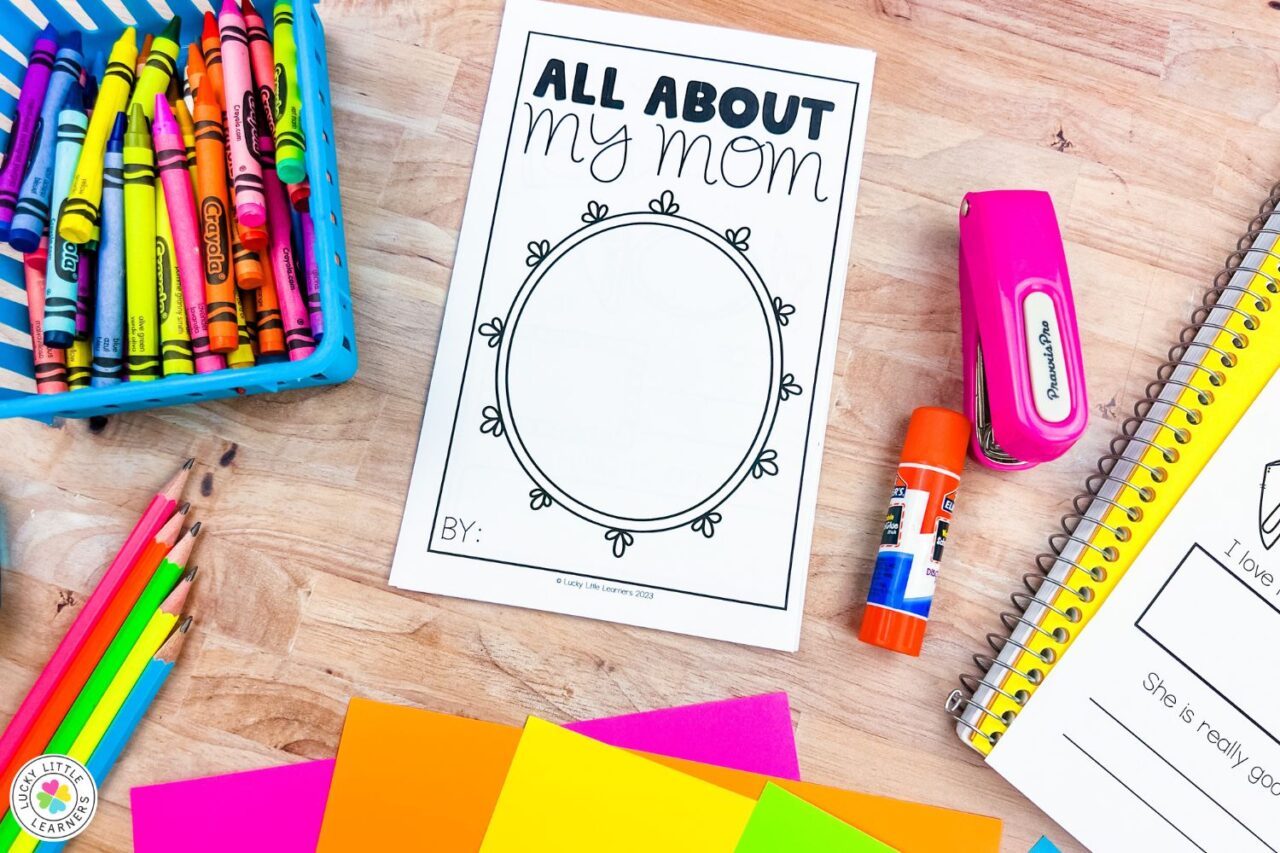 Easy Mother's Day Books to Make at School - Lucky Little Learners