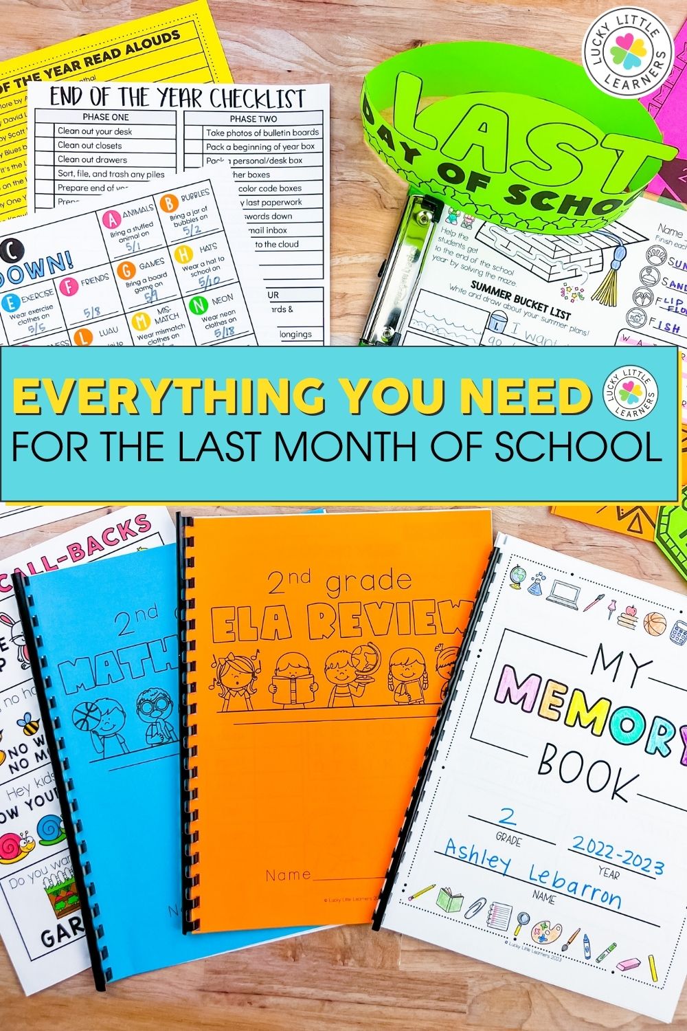Everything You Need For the Last Month of School - Lucky Little Learners
