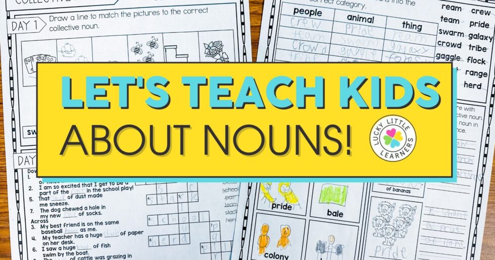 Let's Teach Kids About Nouns! - Lucky Little Learners