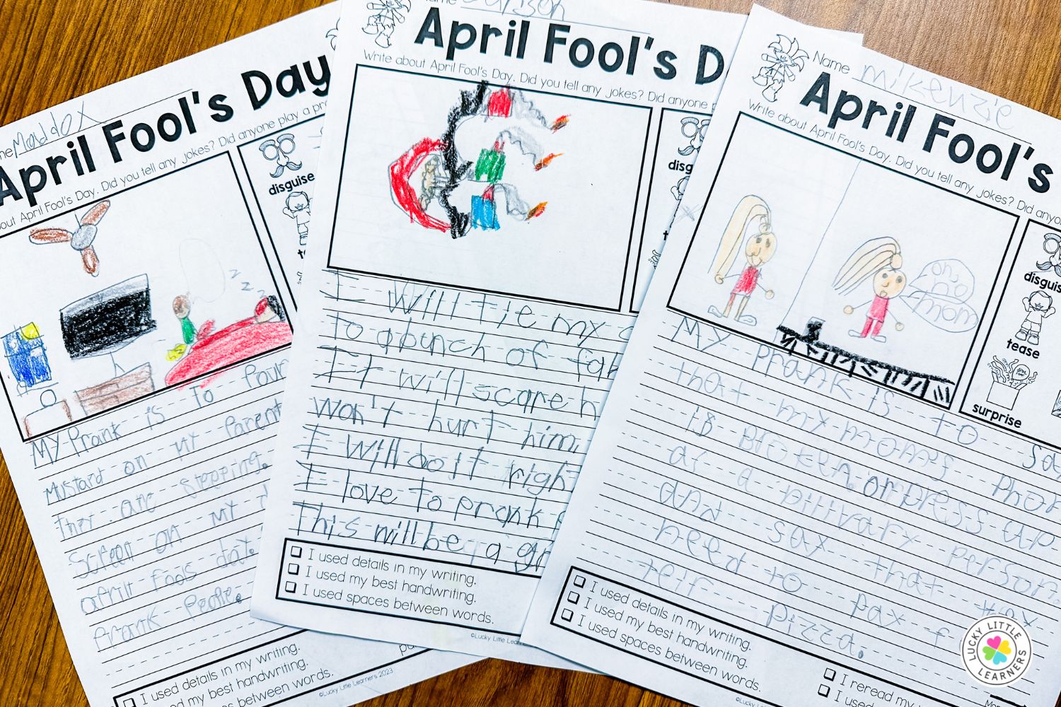 April Fool’s Day Ideas for 2nd Grade - Lucky Little Learners
