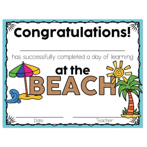 Beach Day Classroom Transformation - Lucky Little Learners