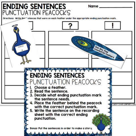 Fun Activities for Punctuation Practice - Lucky Little Learners