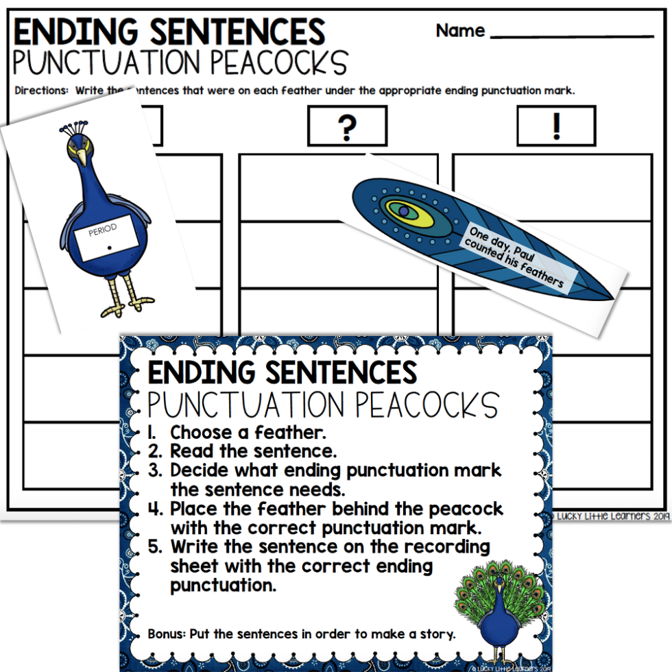 Fun Activities for Punctuation Practice - Lucky Little Learners
