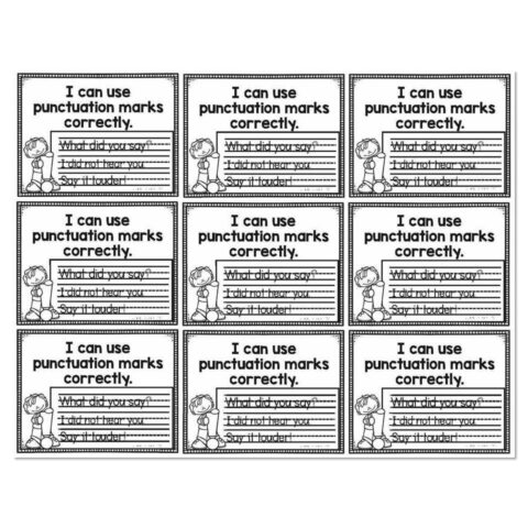 Fun Activities for Punctuation Practice - Lucky Little Learners