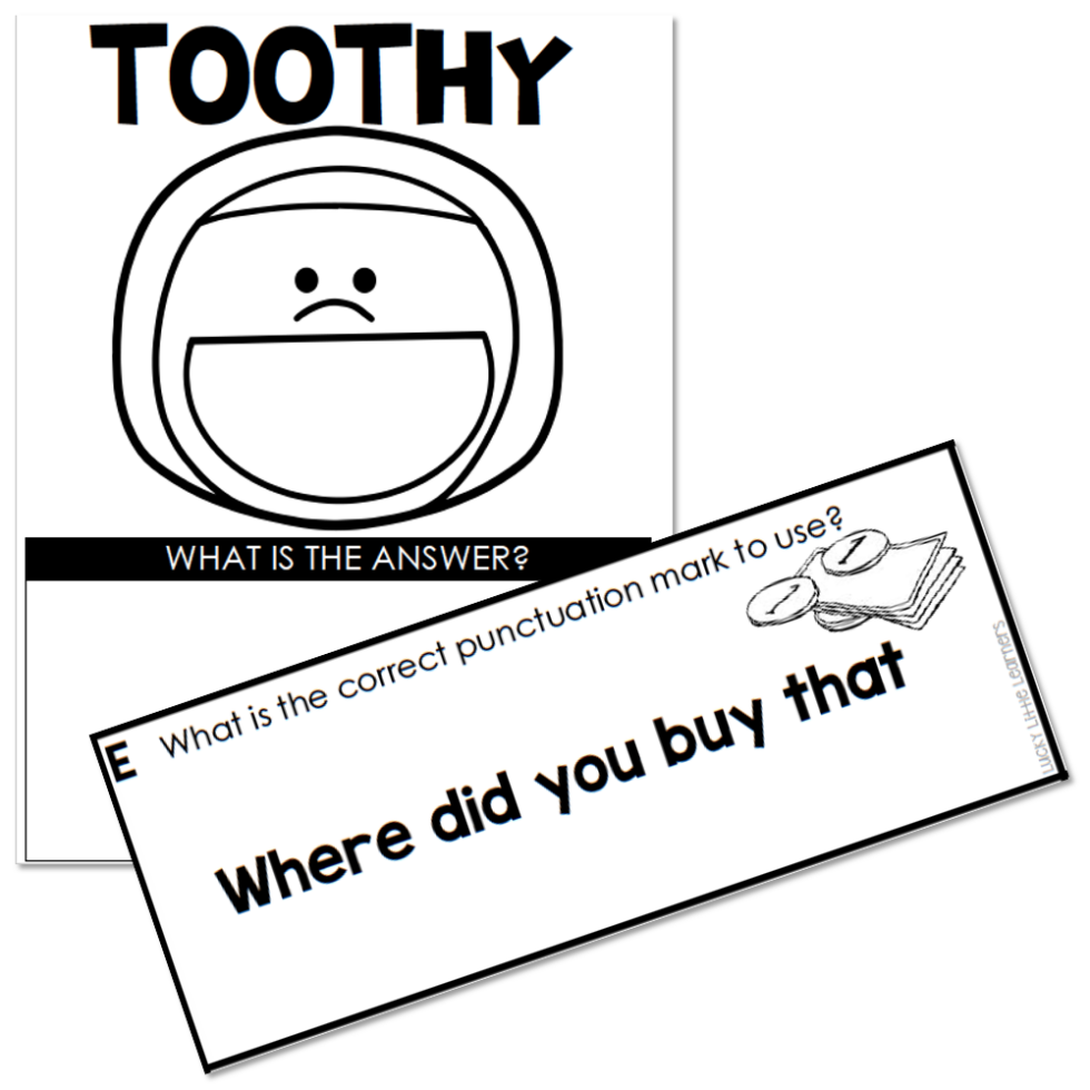 Fun Activities for Punctuation Practice - Lucky Little Learners