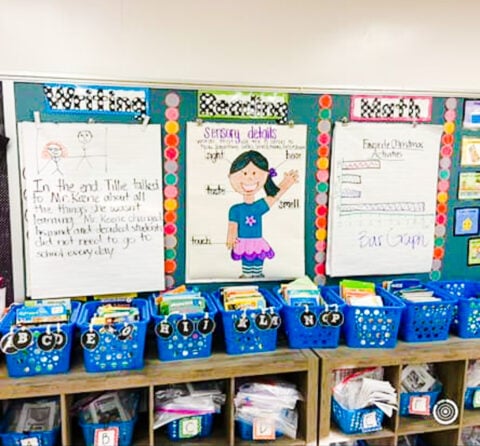 Amazing Ideas for Organizing Anchor Charts - Lucky Little Learners