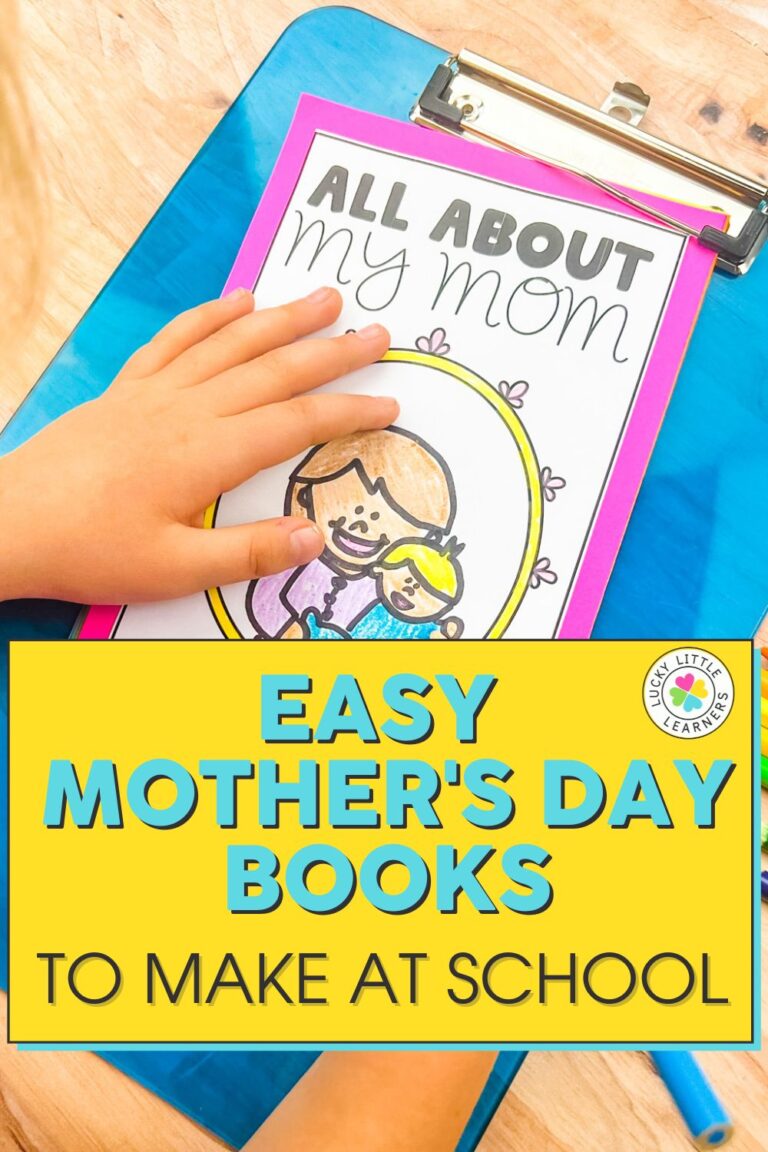 Easy Mother's Day Books to Make at School - Lucky Little Learners
