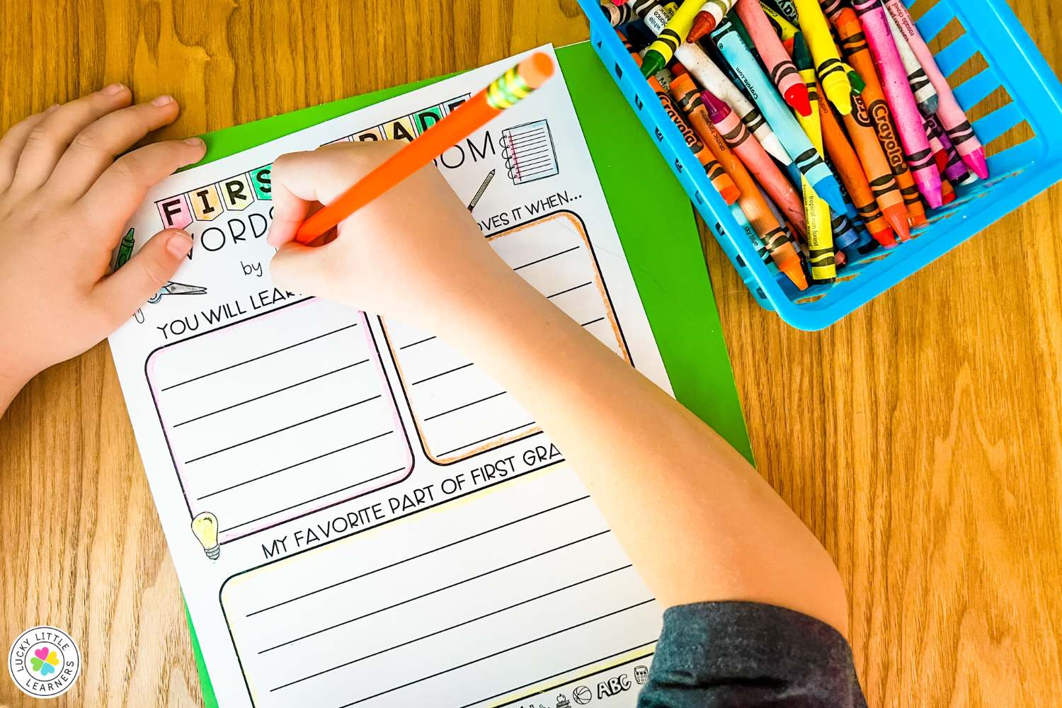 End of the School Year Words of Wisdom Activity - Lucky Little Learners