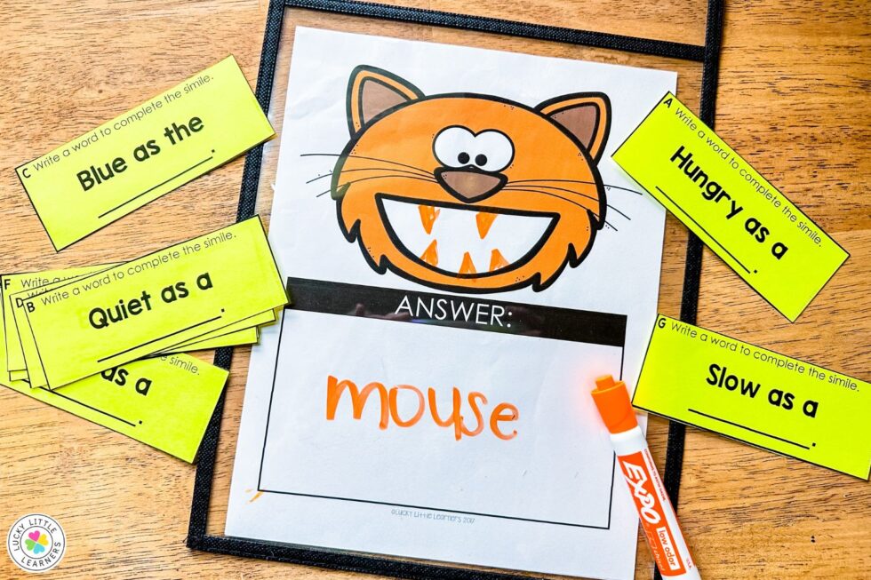 Fresh Ideas to Teach Similes and Metaphors - Lucky Little Learners