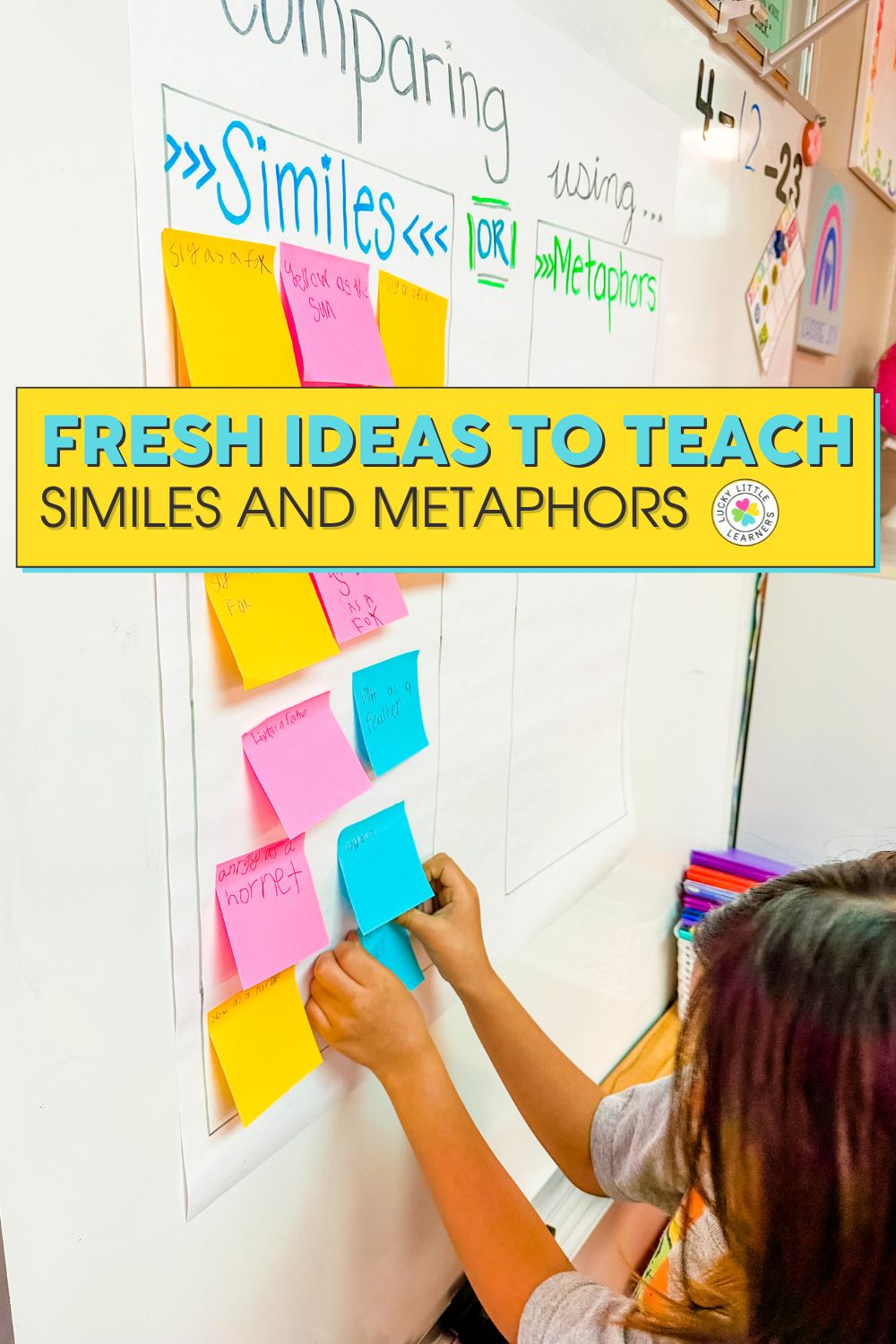 Fresh Ideas to Teach Similes and Metaphors - Lucky Little Learners