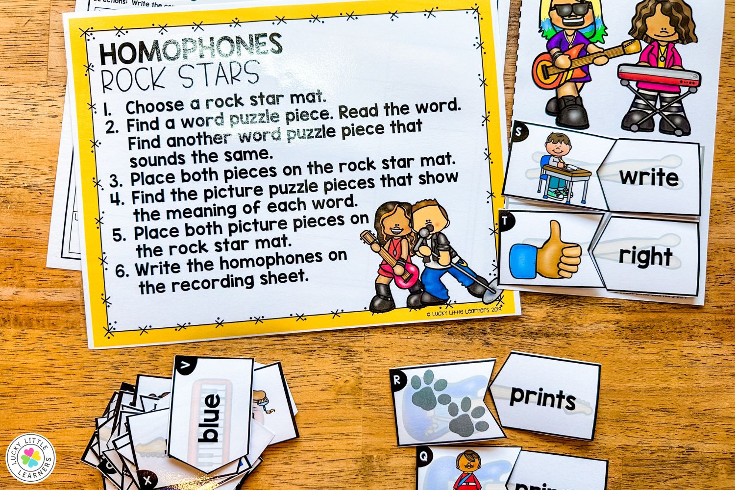 Homophone How-To for 2nd Grade - Lucky Little Learners