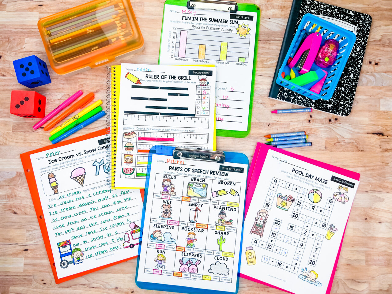 Summer Freebie Pack - Lucky Little Learners