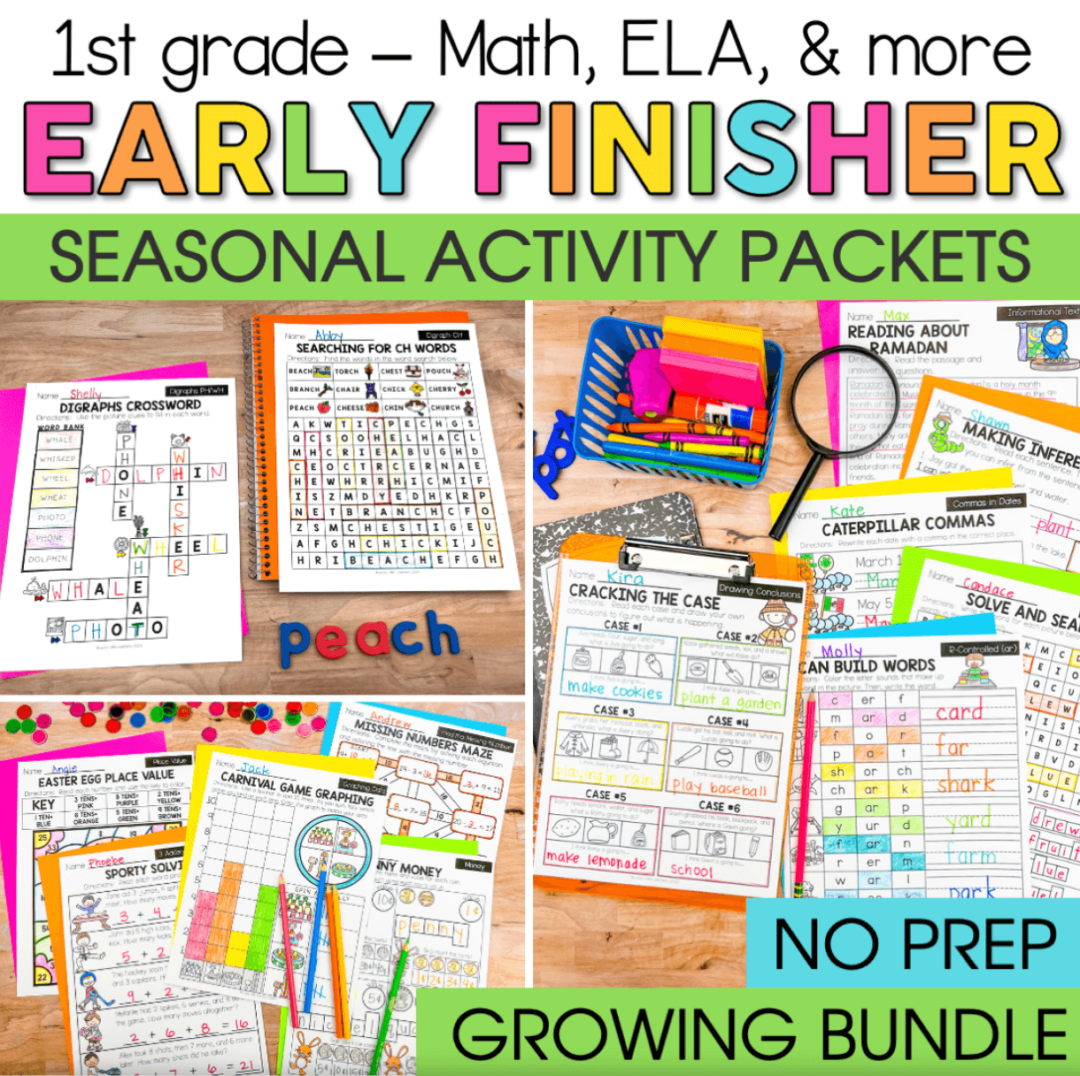 Routines and Resources for 1st Grade Handwriting - Lucky Little Learners