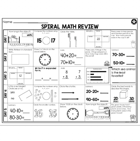 The 5 Most Important Skills for the Beginning of 1st Grade - Lucky ...