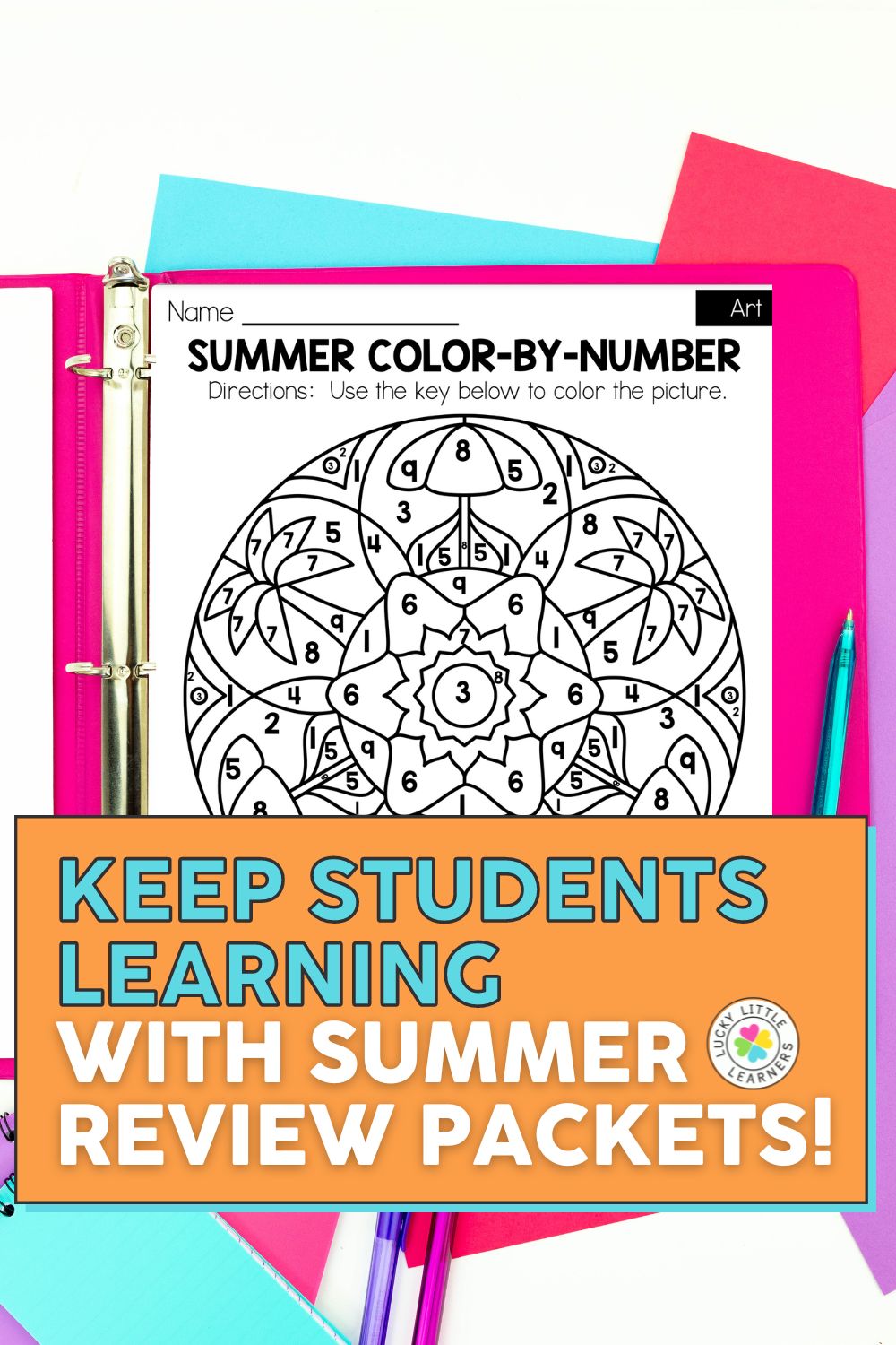 Keep Students Learning With Summer Review Packets! - Lucky Little Learners