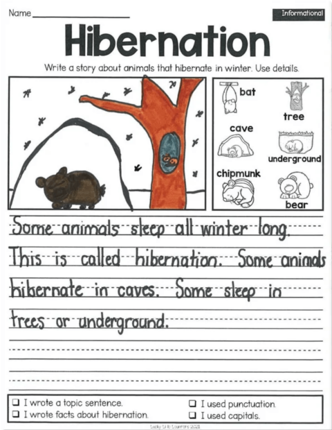 Fun and Easy Biography Writing Projects for 2nd Grade - Lucky Little ...