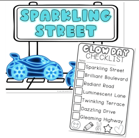 Glow Day Classroom Transformation - Lucky Little Learners