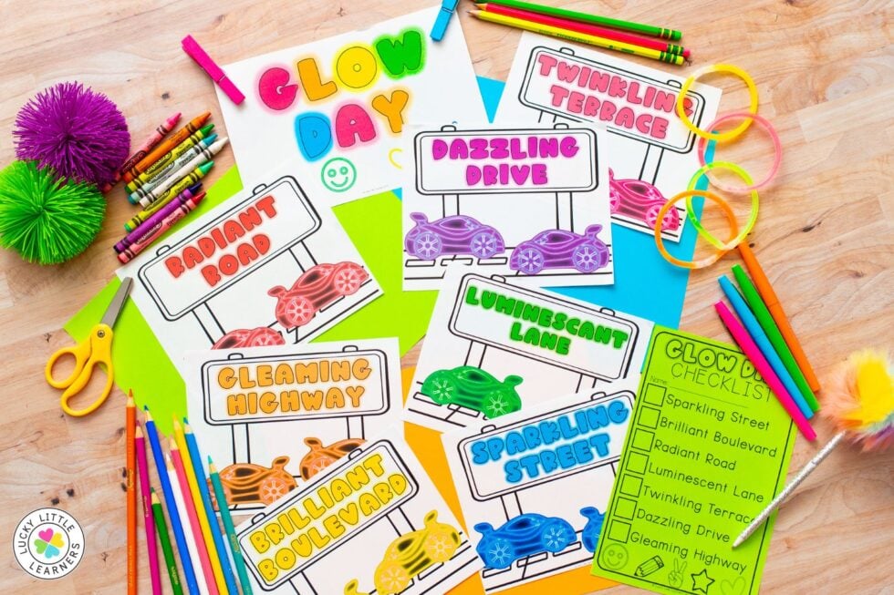 Glow Day Classroom Transformation - Lucky Little Learners