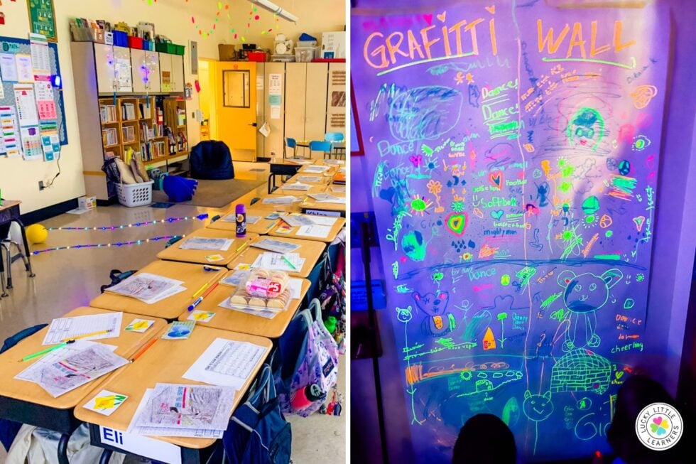 Glow Day Classroom Transformation - Lucky Little Learners