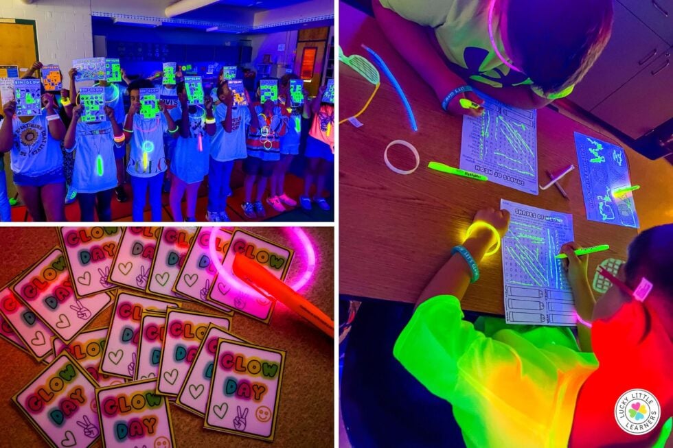 Glow Day Classroom Transformation - Lucky Little Learners