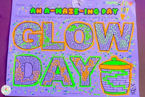 Glow Day Classroom Transformation - Lucky Little Learners