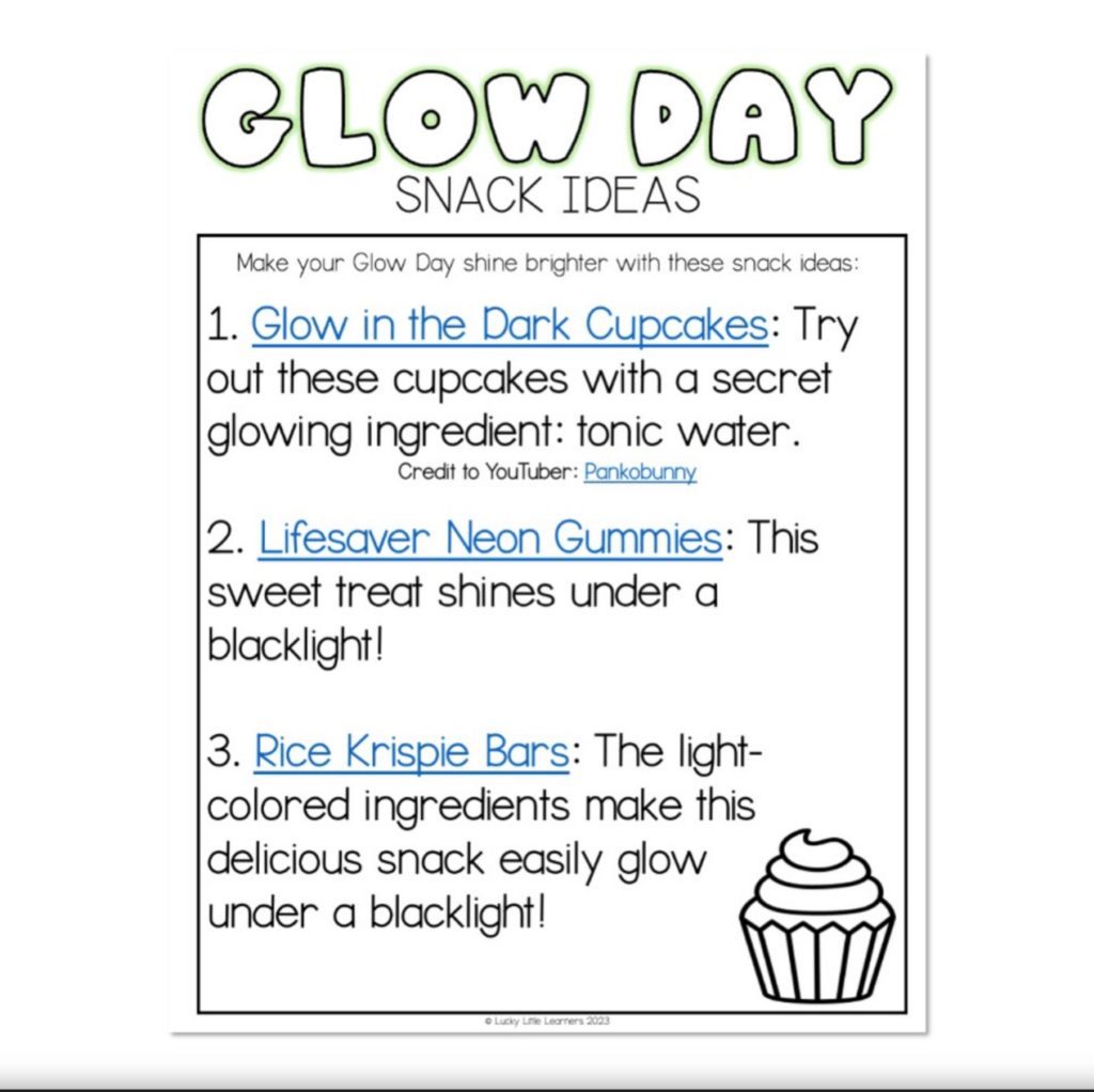 Glow Day Classroom Transformation - Lucky Little Learners