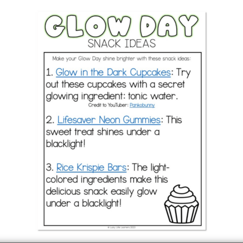 Glow Day Classroom Transformation - Lucky Little Learners