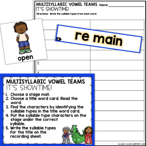 Teaching Vowel Teams - Lucky Little Learners
