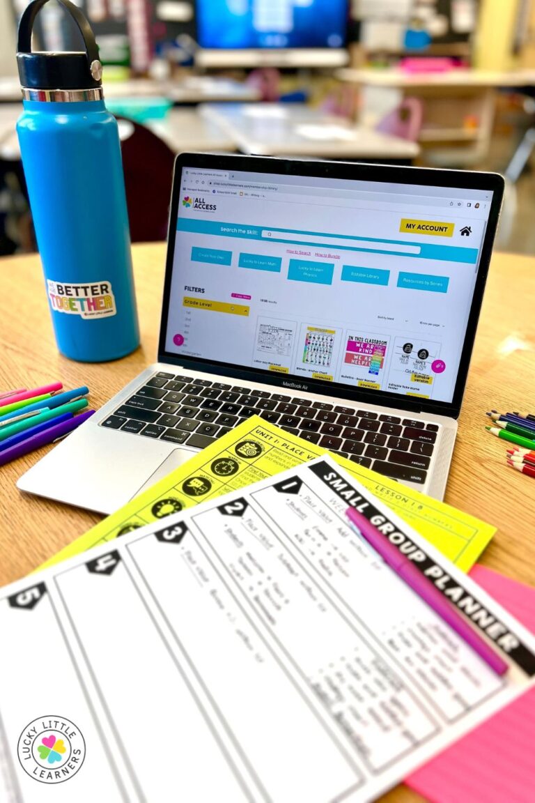 All Access: Your Last Minute Teaching Lesson Planner - Lucky Little ...