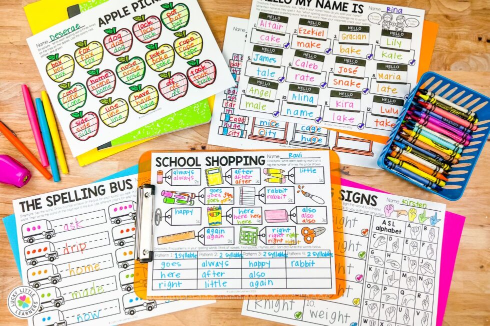Beginning of Fall Review Activities for Primary Grades - Lucky Little ...