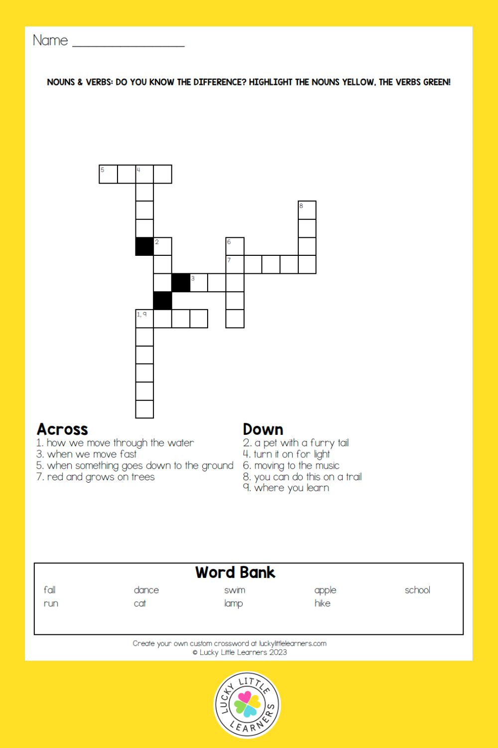 How to Make Your Own Crossword Puzzles: A List of Ideas for Classroom ...