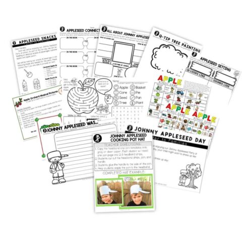 Johnny Appleseed Day for 1st Grade - Lucky Little Learners