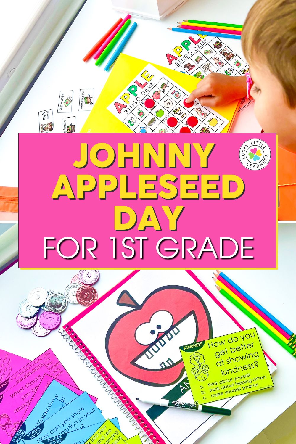 Johnny Appleseed Day for 1st Grade - Lucky Little Learners