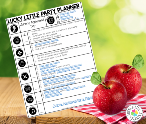 Johnny Appleseed Day for 1st Grade - Lucky Little Learners