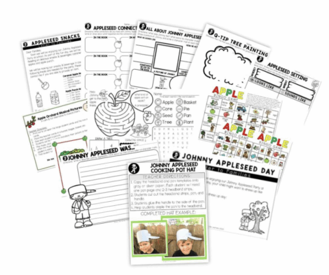 Johnny Appleseed Day for 1st Grade - Lucky Little Learners