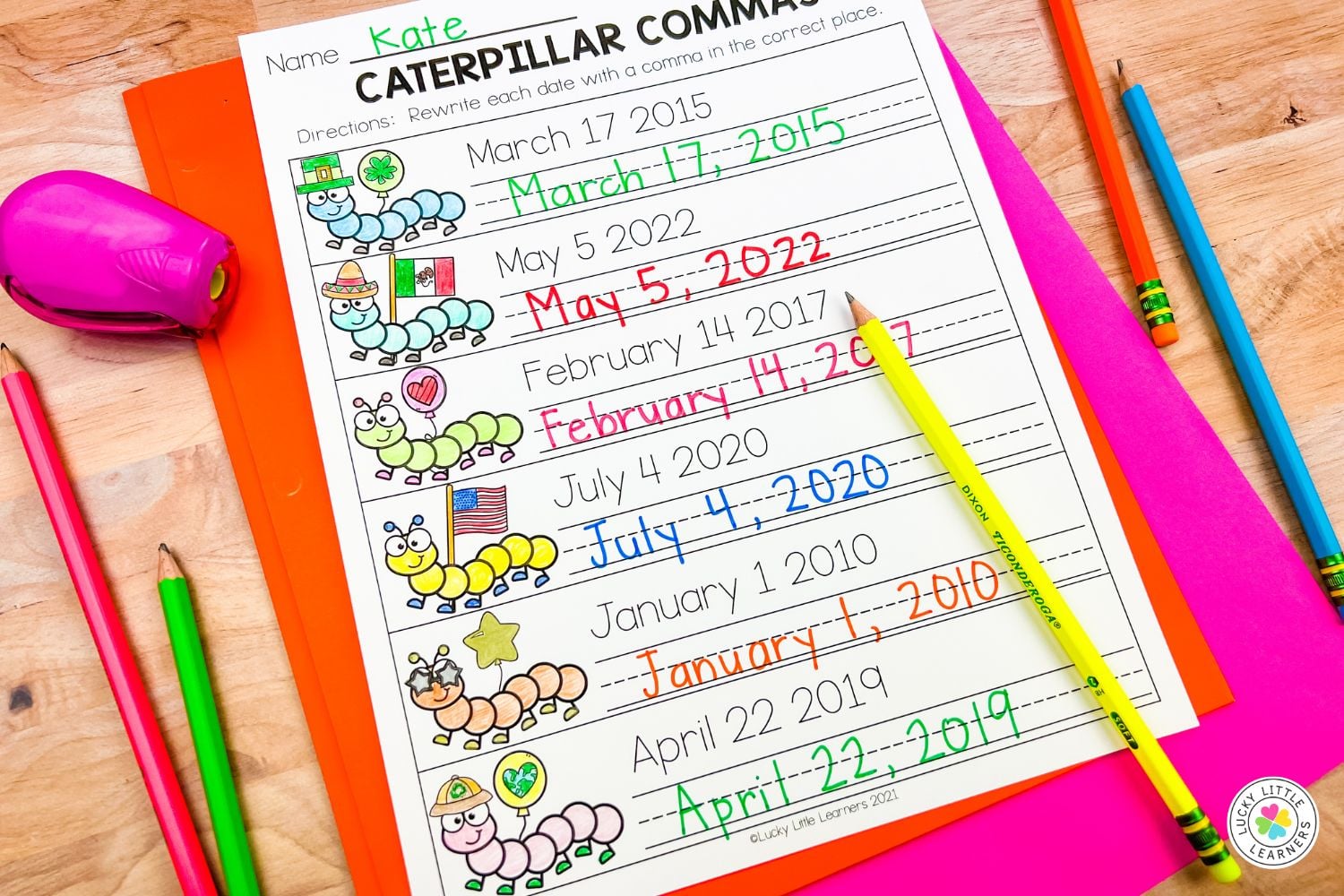 The Great 1st Grade Grammar Review! - Lucky Little Learners