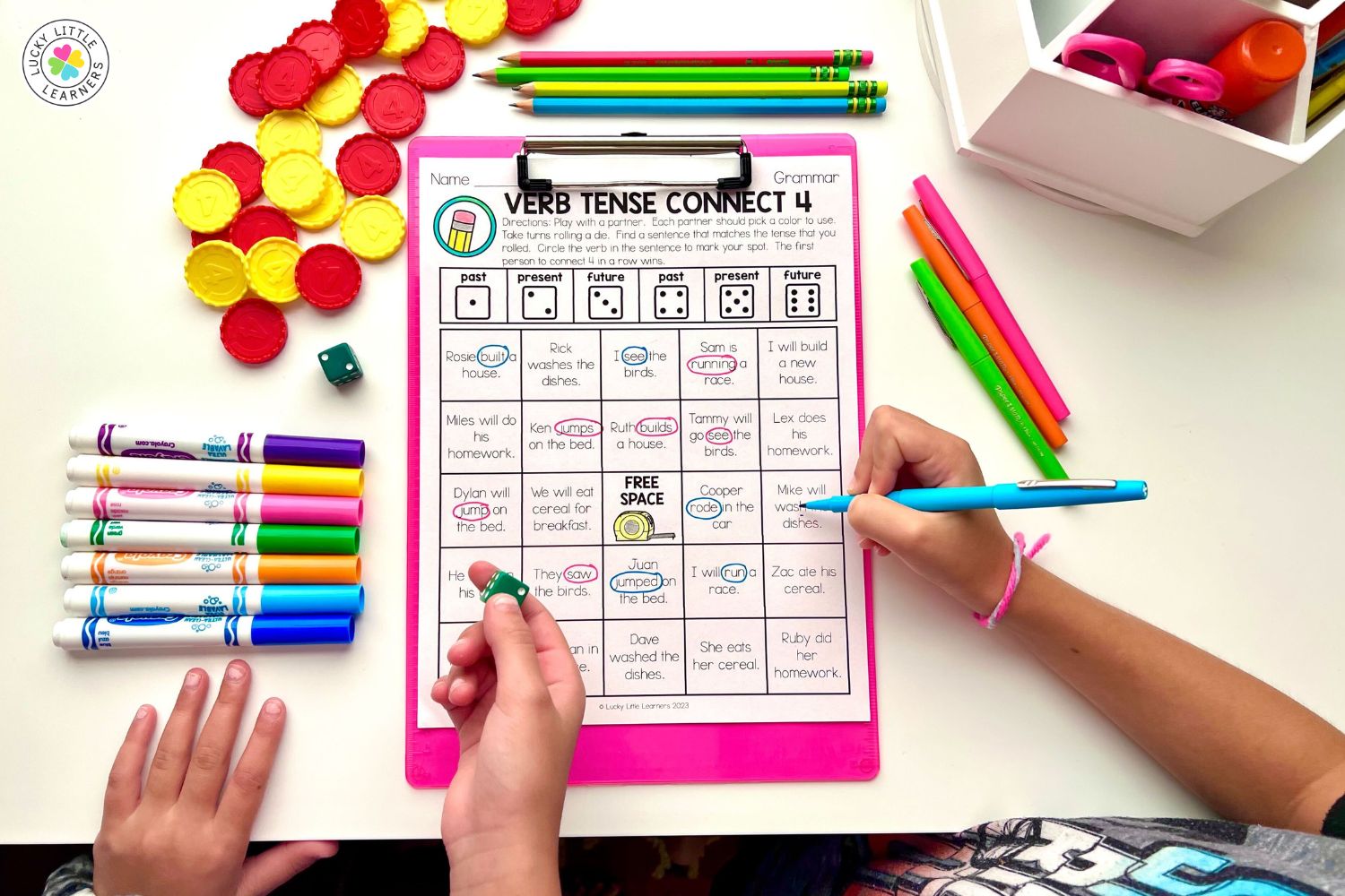 Verb Tenses - Lucky Little Learners