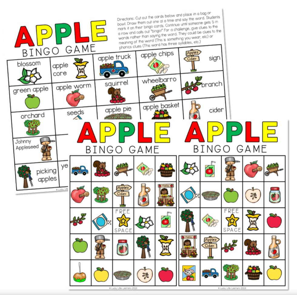 Johnny Appleseed Day for 1st Grade - Lucky Little Learners