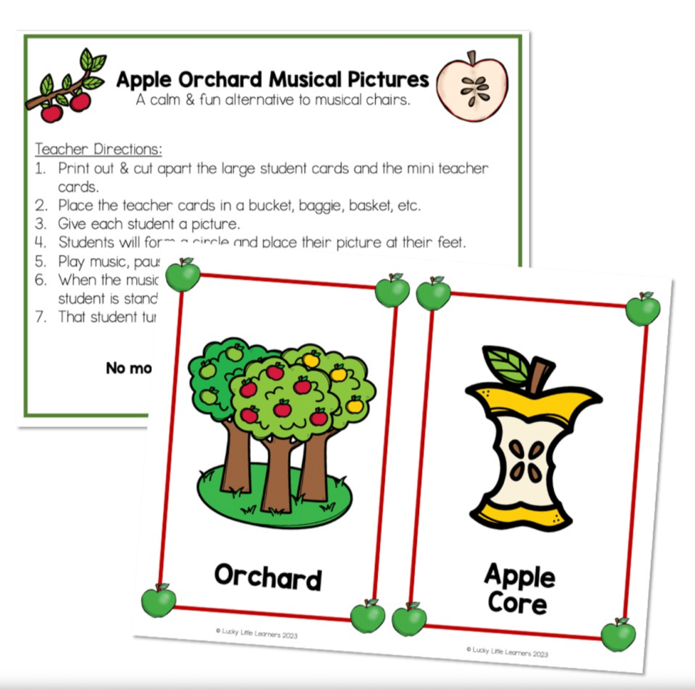 Johnny Appleseed Day for 1st Grade - Lucky Little Learners