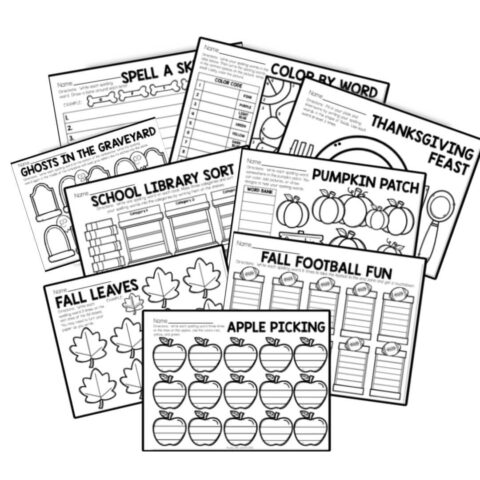 Fall into Learning: Beginning of Fall Activities for the Primary Grades ...
