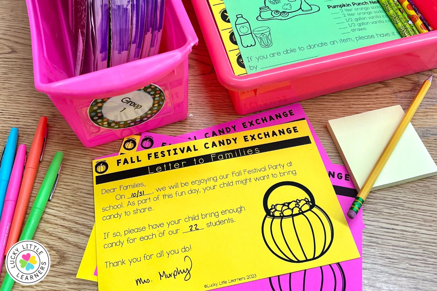 Lucky Little Party Plan: Classroom Halloween Party - Lucky Little Learners