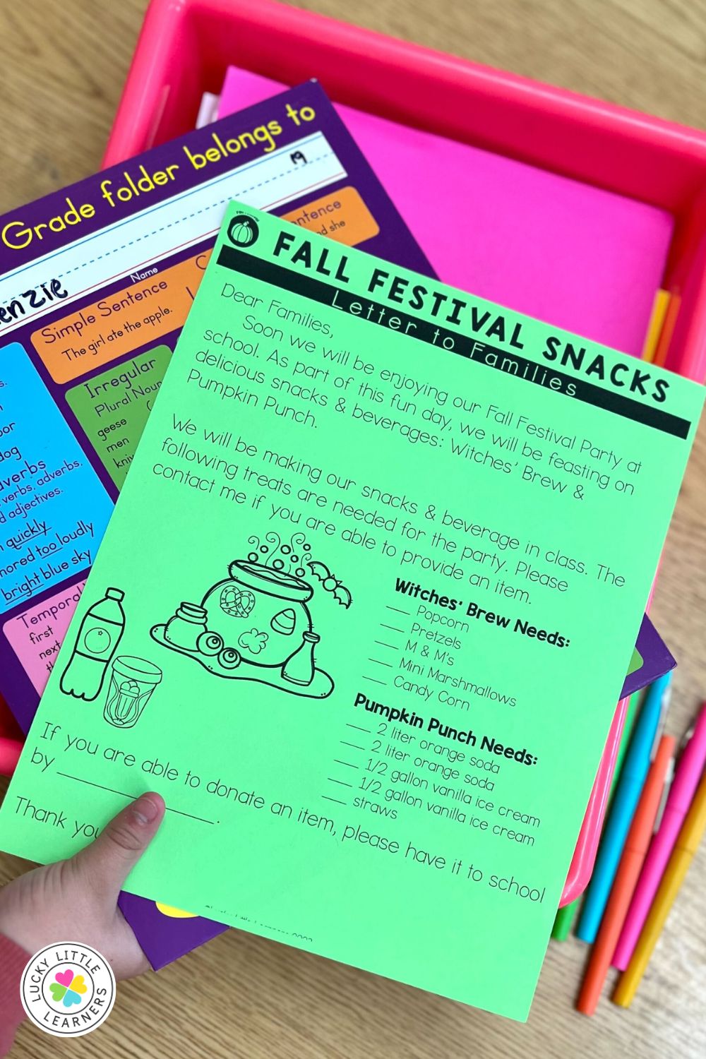 Lucky Little Party Plan: Classroom Halloween Party - Lucky Little Learners