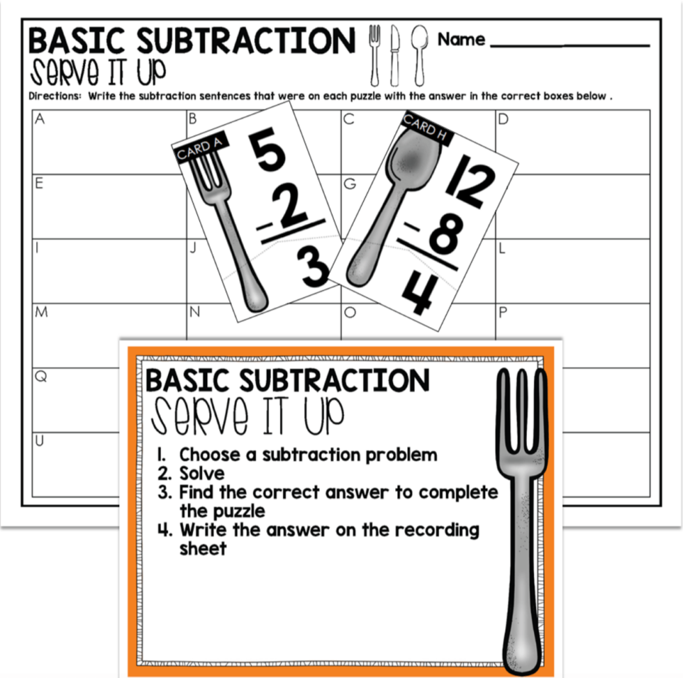 Fall Math Centers - Lucky Little Learners