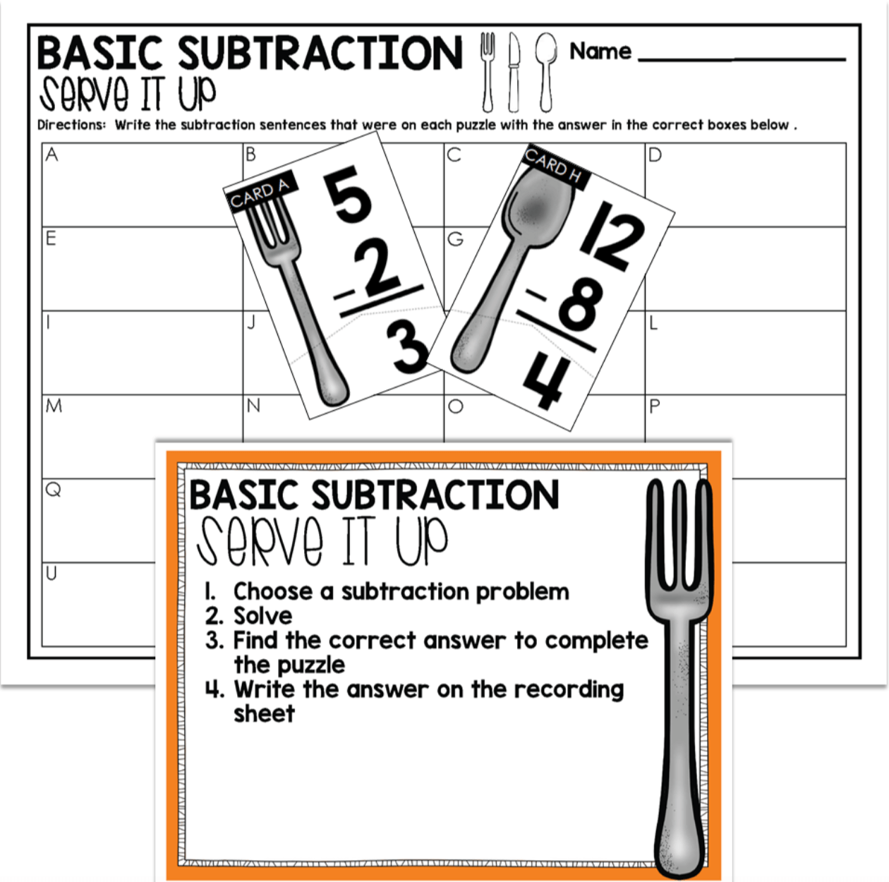 Fall Math Centers - Lucky Little Learners