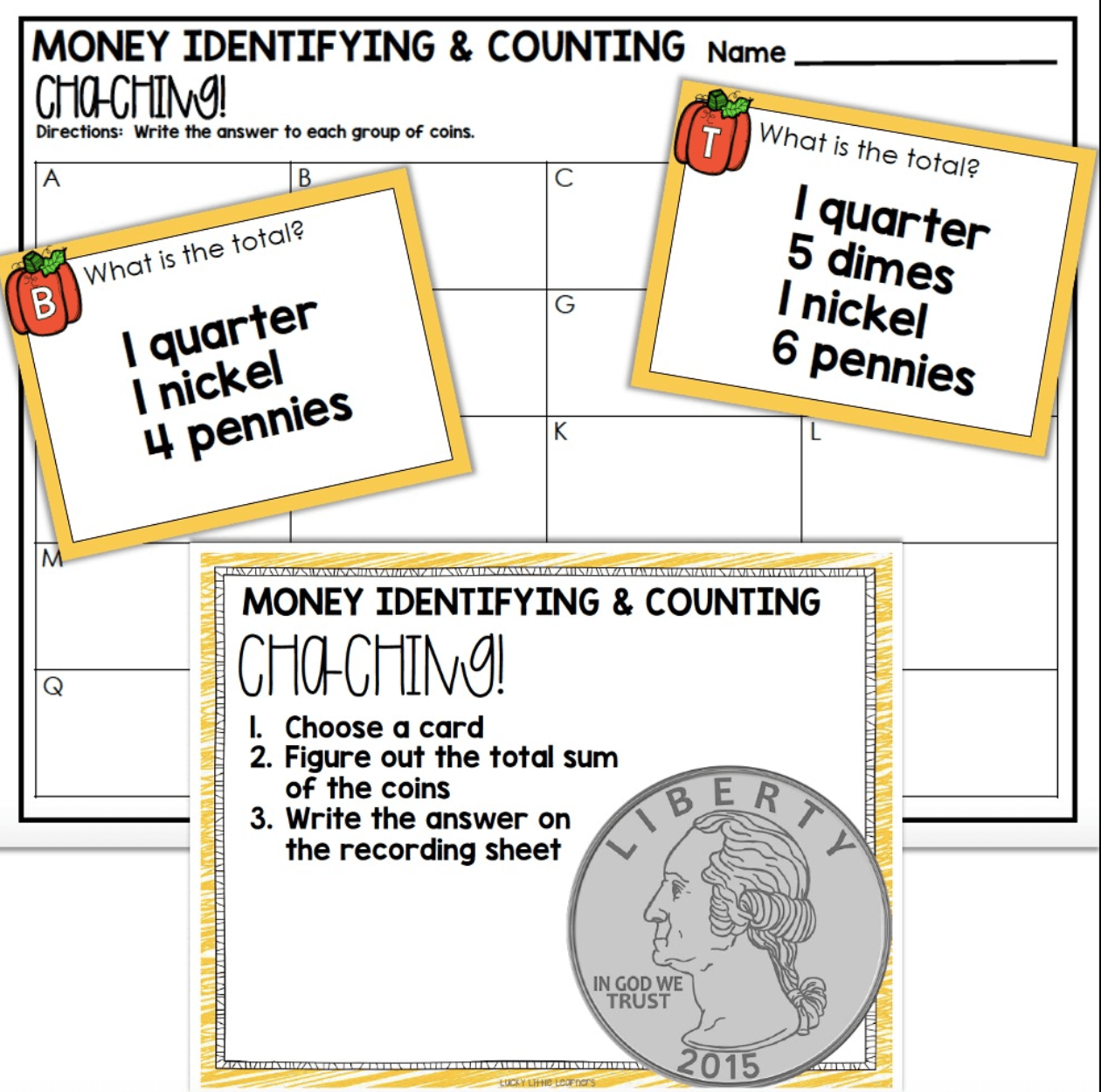 Fall Math Centers - Lucky Little Learners