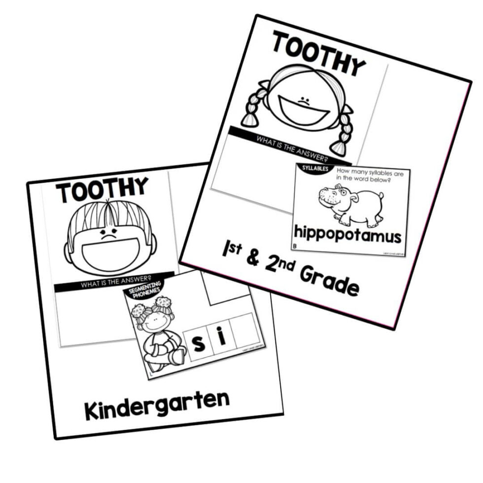 How to Prep Toothy Task Kits - Lucky Little Learners