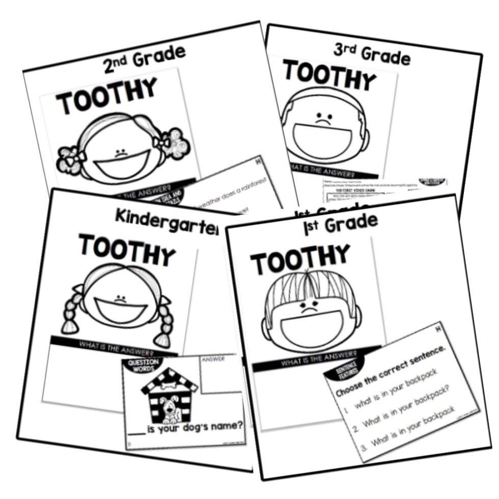 How to Prep Toothy Task Kits - Lucky Little Learners