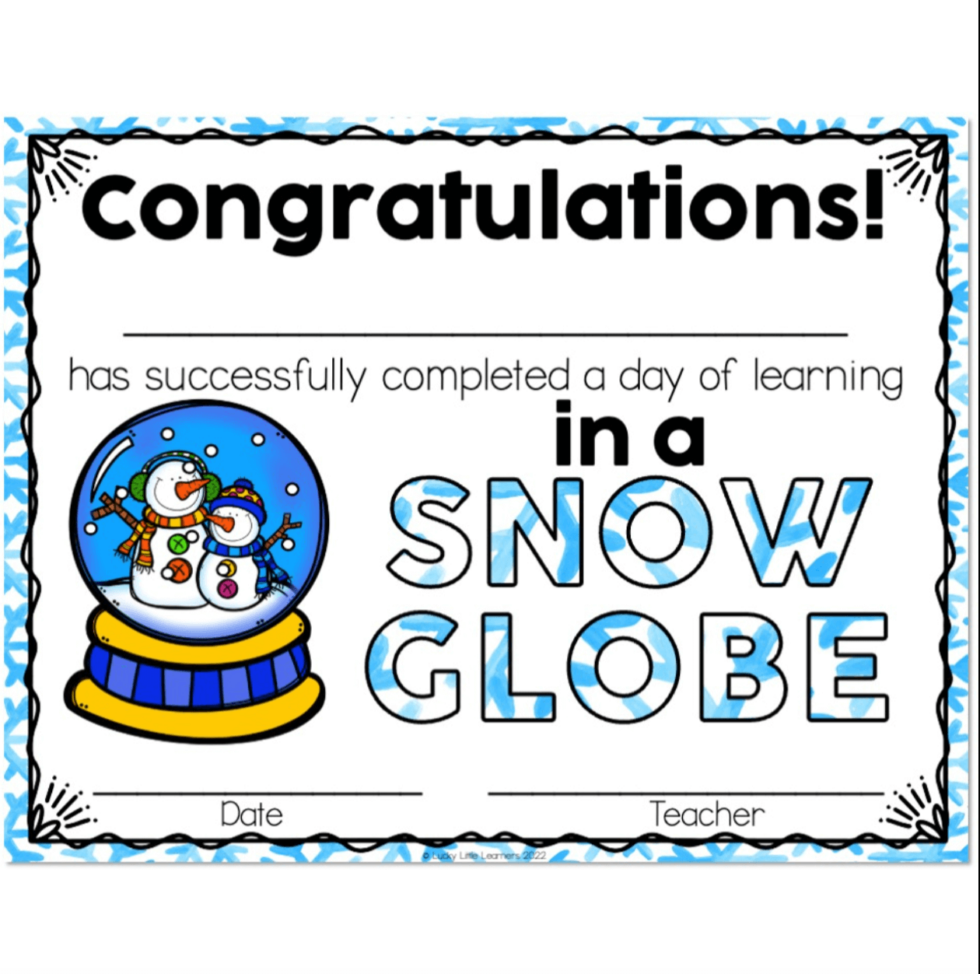 Celebrate Winter With a SnowGlobe Classroom Transformation - Lucky ...